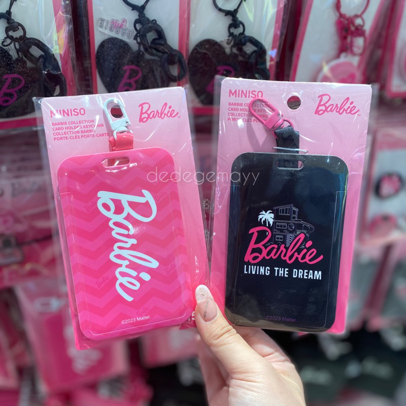Jual Miniso x Barbie - Card Holder ID Name Tag Lanyard Keychain Barbie ...