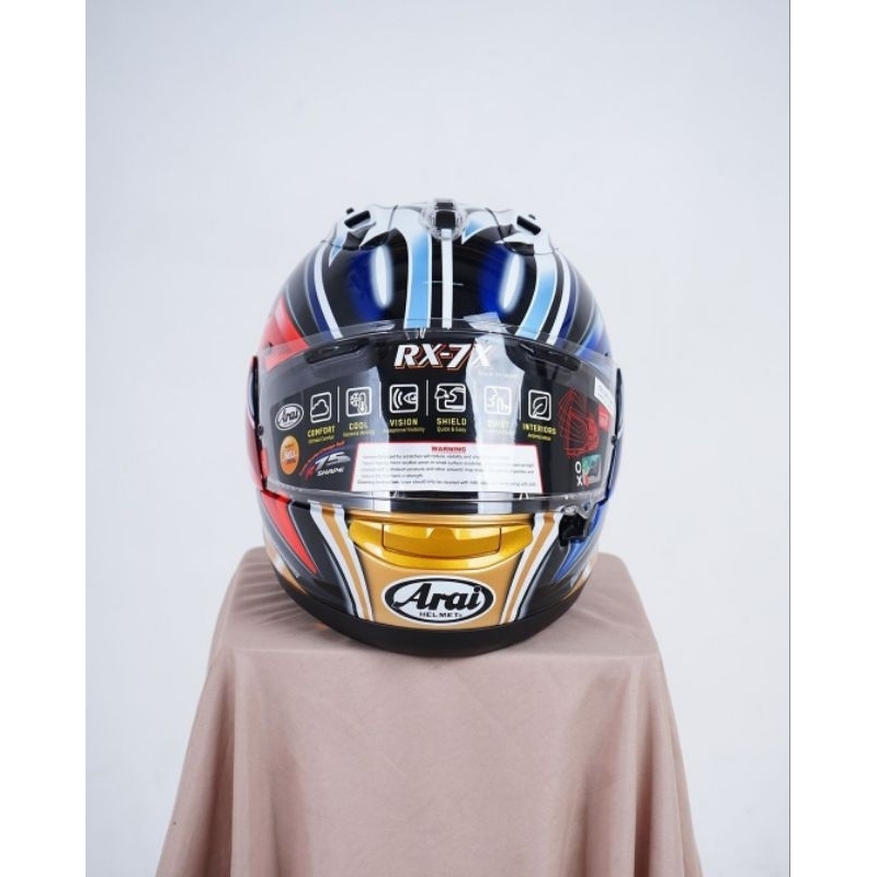 Jual ARAI RX7X NAKANO GOLD LIMITED EDITION | Shopee Indonesia