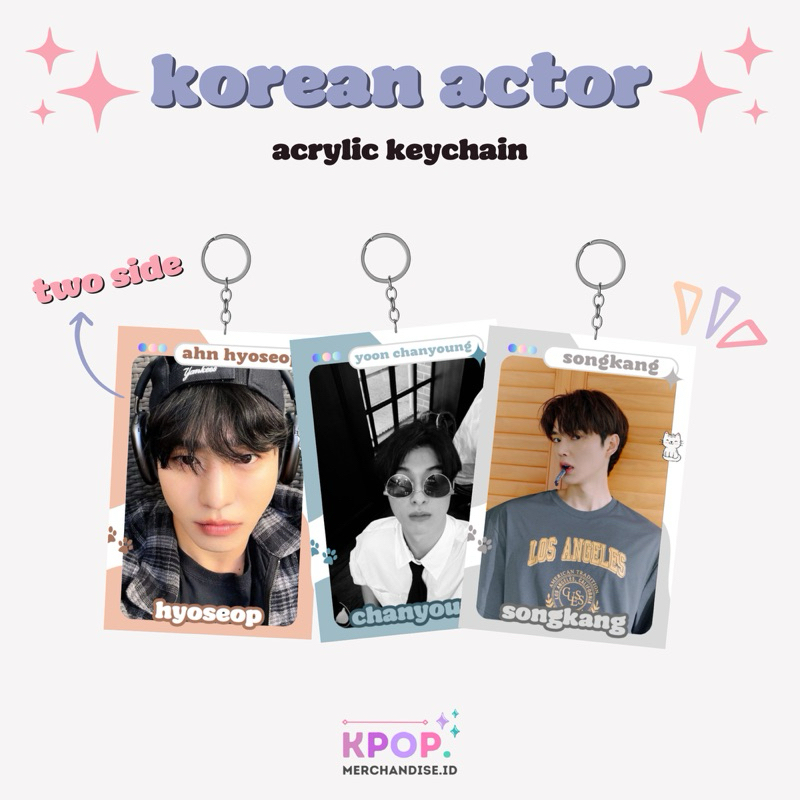 Jual KOREAN ACTOR ACRYLIC KEYRING KEYCHAIN AKTOR KOREA | Shopee Indonesia