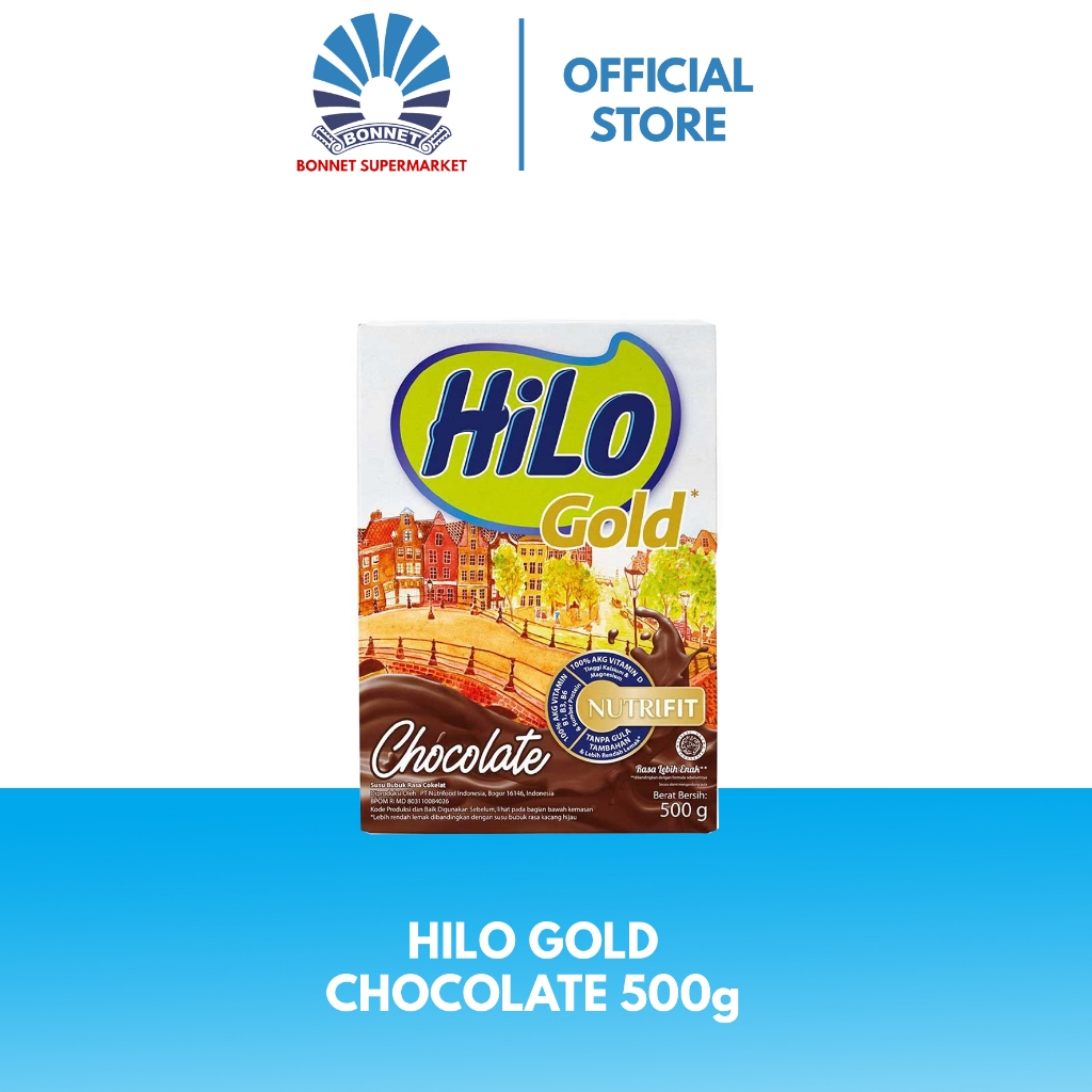 Jual Hilo Gold Chocolate 500g - Susu Tinggi Kalsium | Shopee Indonesia