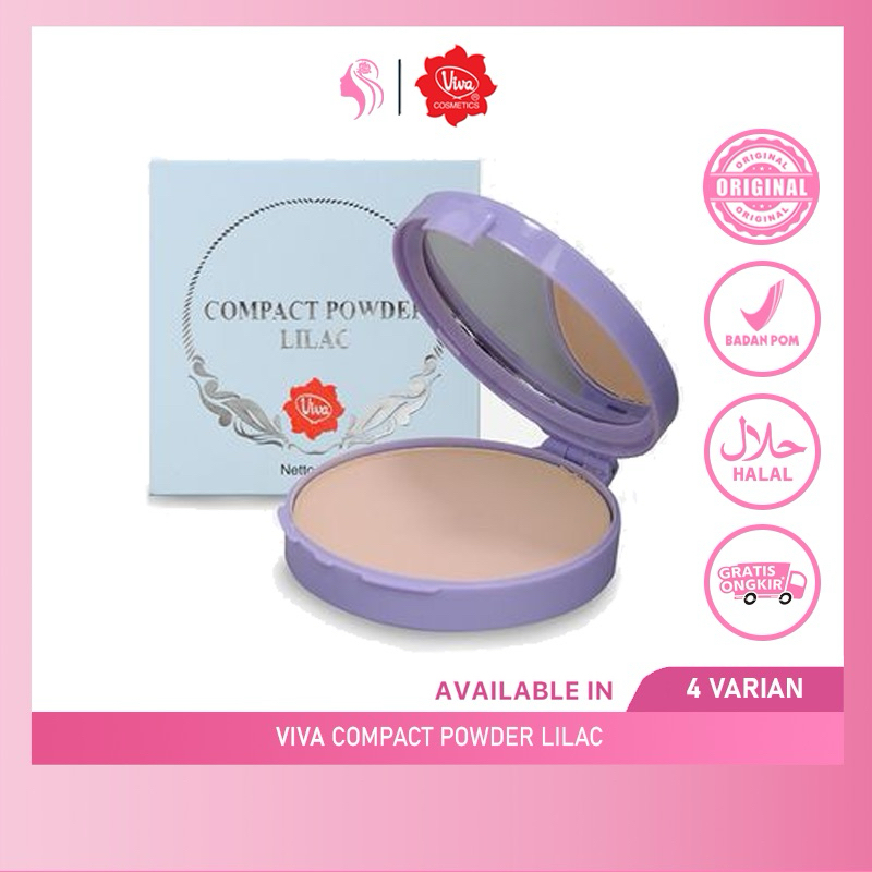Jual Viva Compact Powder Lilac (tersedia 3 varian warna) | Shopee Indonesia