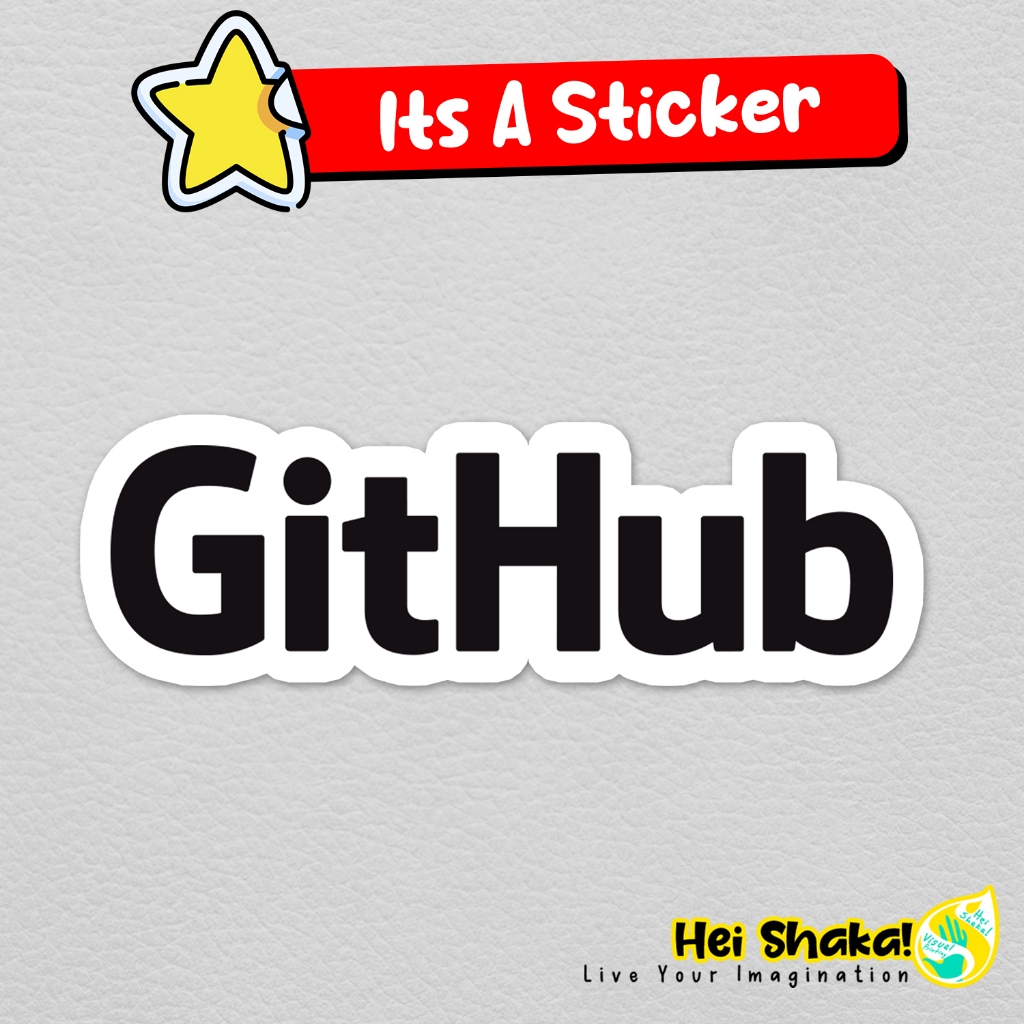 Jual Stiker Github Logo Sticker Programmer Developer Coding Vinyl Anti Air | Shopee Indonesia