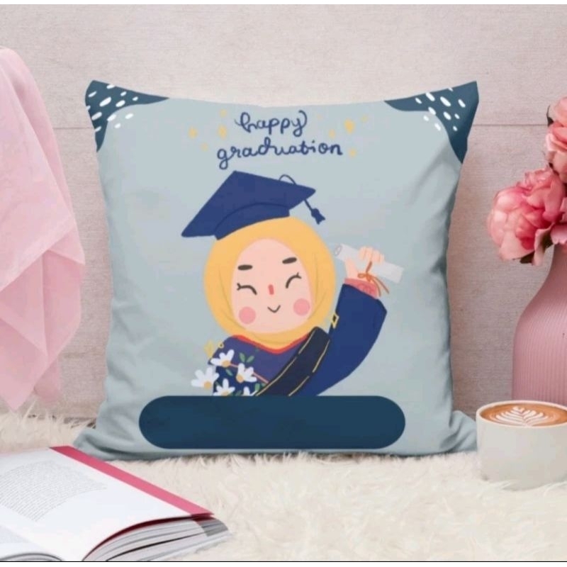 Jual Bantal Graduation / Souvenir Bantal Foto / Bantal Foto Printing ...