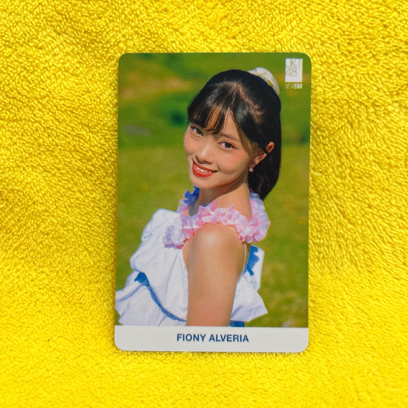 Jual photocard member jkt48 fiony alveria summer tour official | Shopee ...