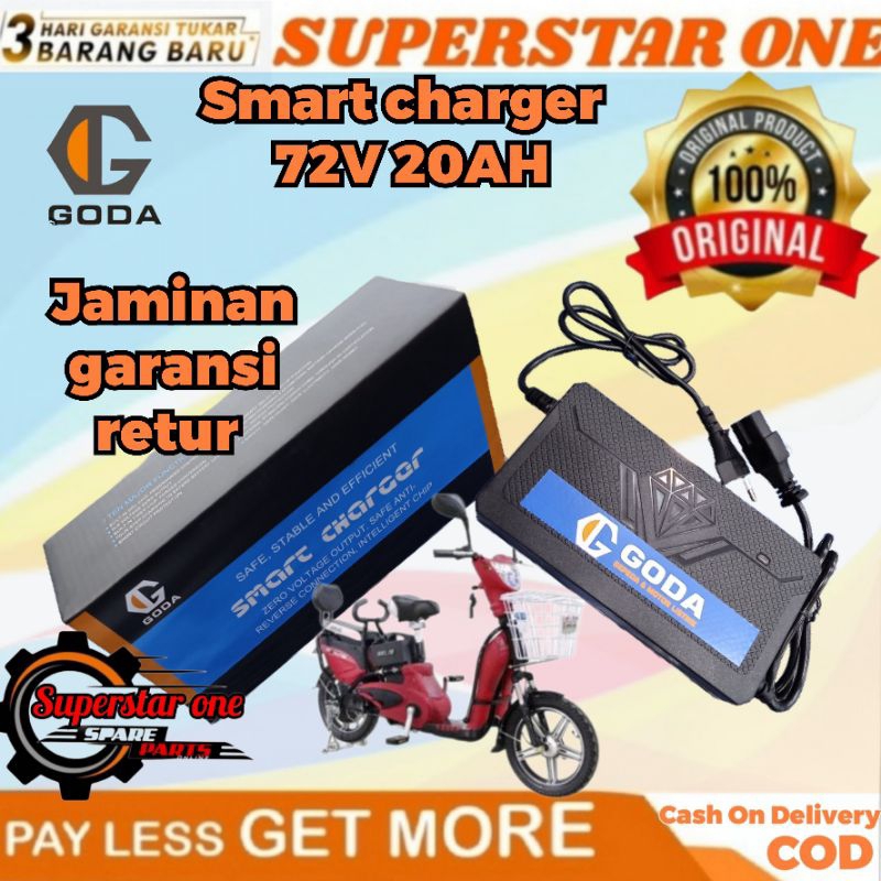 Jual 72V 20AH CAS CHARGER MOTOR SEPEDA LISTRIK/CHARGER GODA 72V 20 AH | Shopee Indonesia