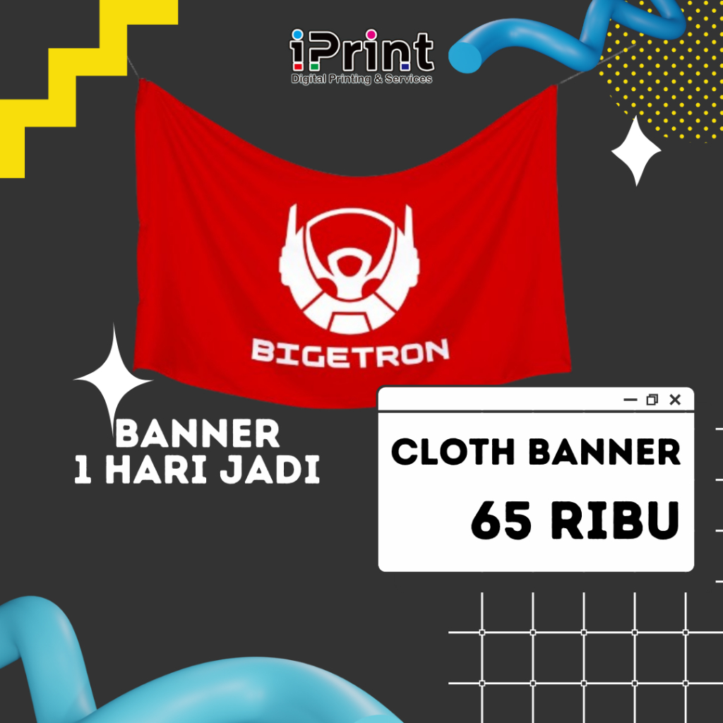 Jual Cetak / Print Spanduk / Banner Sehari Jadi Cloth Banner | Shopee ...