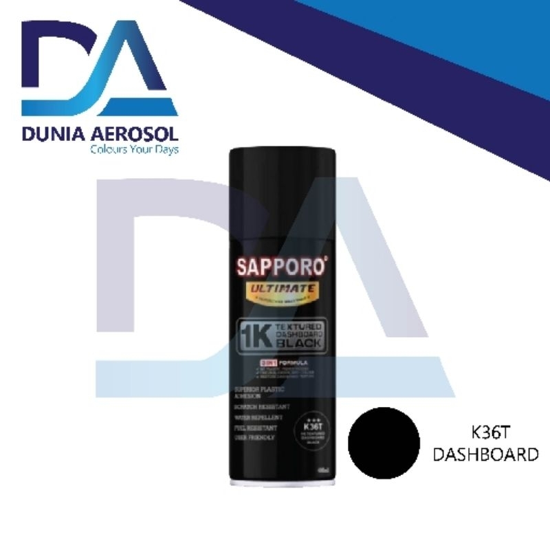 Jual Sapporo Ultimate Dashboard Coating Black Textured K36T Cat Semprot | Shopee Indonesia