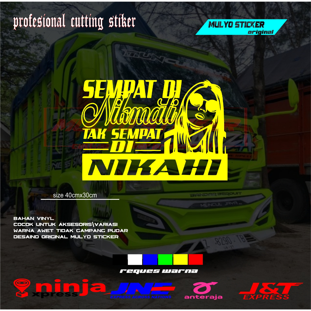 Jual Stiker mobil termurah cod variasi stiker tulisan stiker kata kata ...