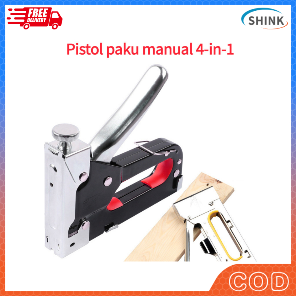 Jual SHINK TOKO Pistol Paku Tembak Manual 4 in 1 | Shopee Indonesia