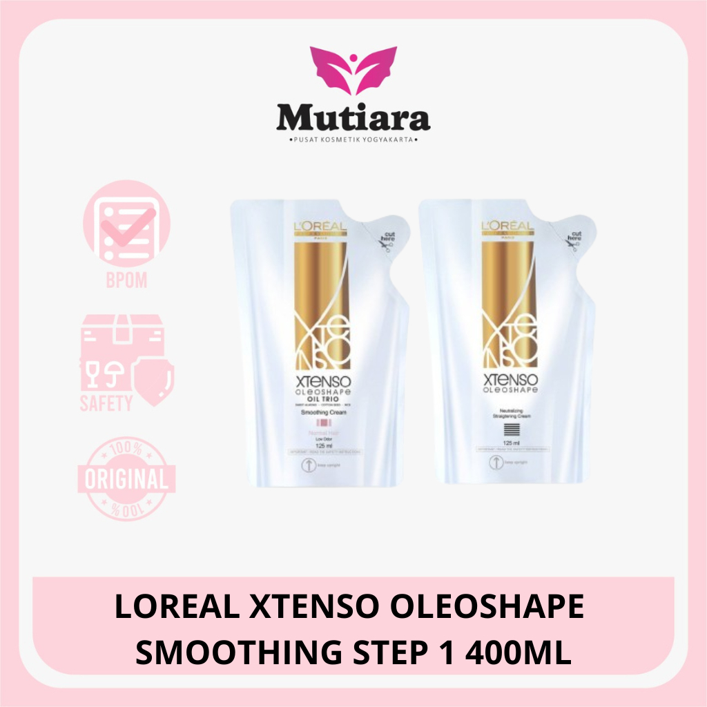 Jual LOREAL XTENSO OLEOSHAPE SMOOTHING STEP 1 400ML | Shopee Indonesia