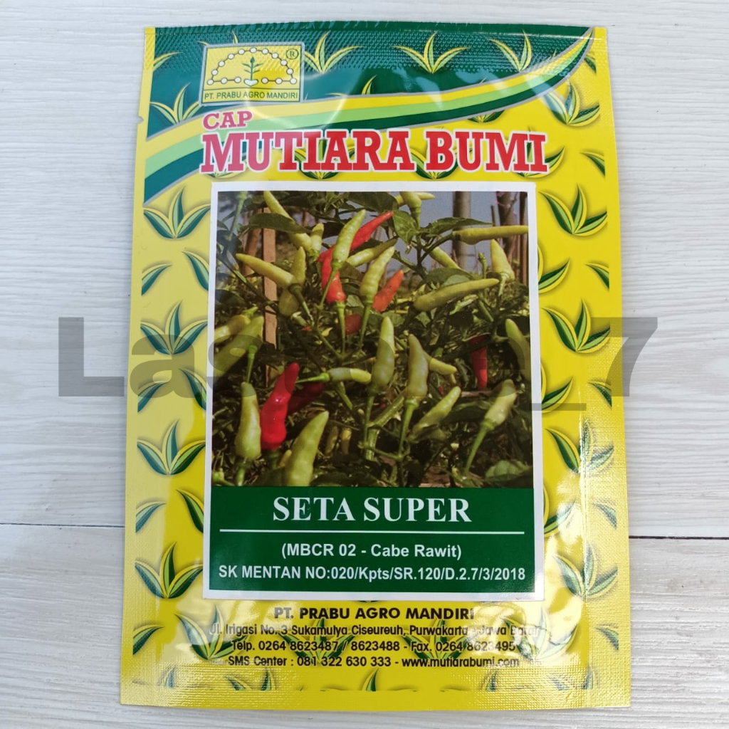 Jual Benih Cabe Rawit SETA SUPER Isi 10 gram Cap Mutiara Bumi | Shopee ...