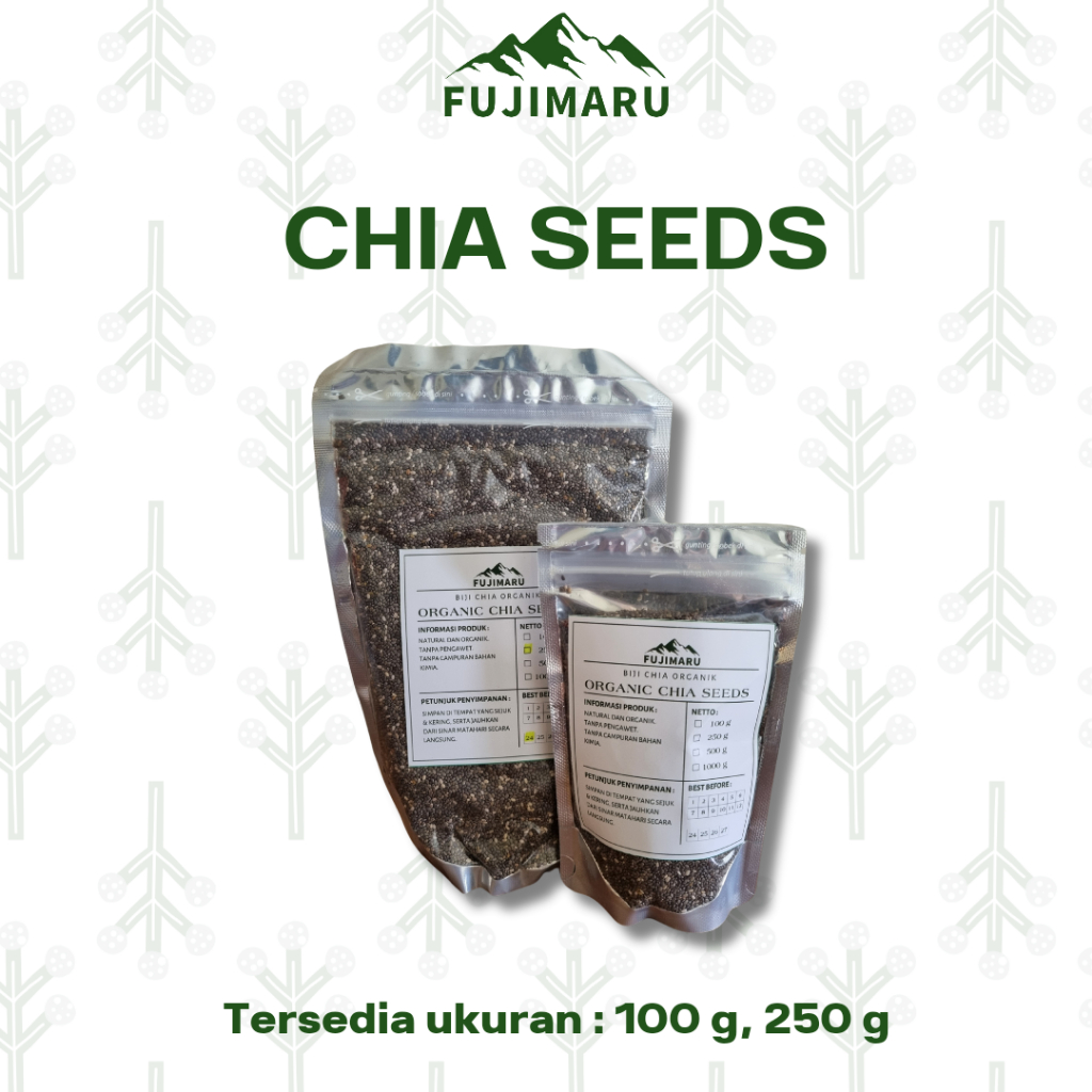 Jual Chia Seed 250 gram Black Mexico Organic Premium Original - Biji ...