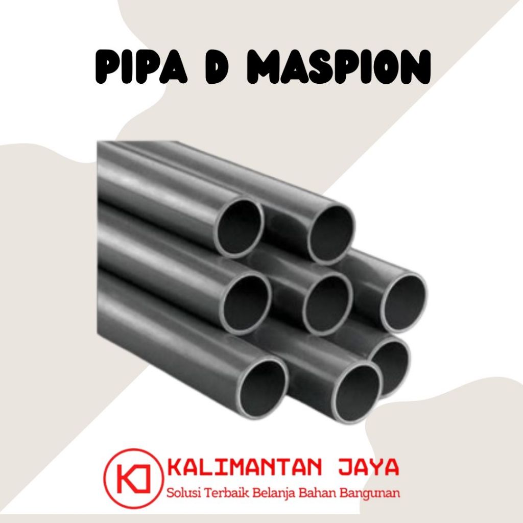 Jual PIPA PVC D MASPION (HARGA PER METER) | Shopee Indonesia