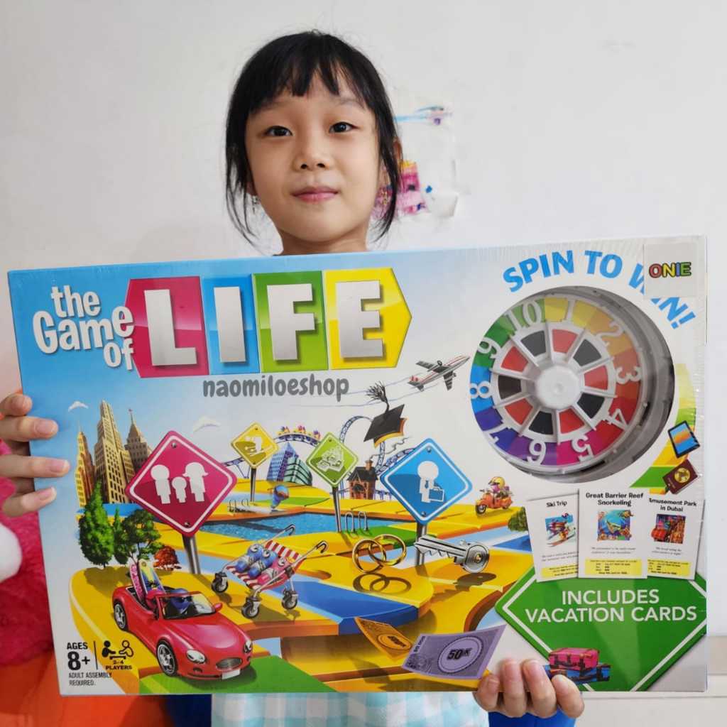Jual Mainan Board Games The Game Of Life Spin To Wheel Family Games ...