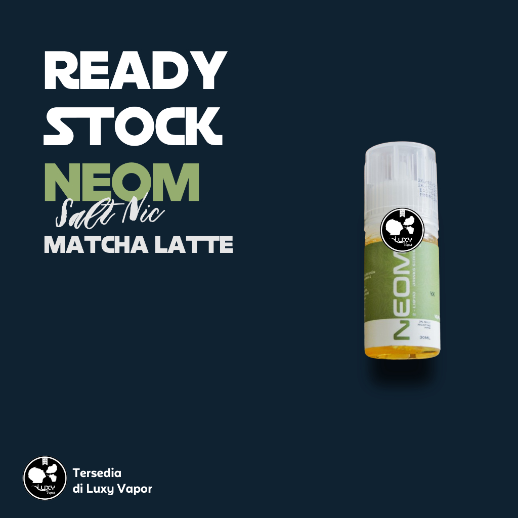 Jual Neom Matcha Latte Salt Nic Liquid | Shopee Indonesia