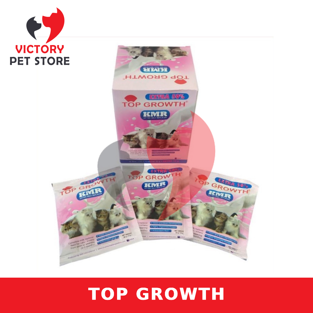 Jual Susu kucing Top Growth Kitten Milk Replacer 1 box KMR susu kucing ...