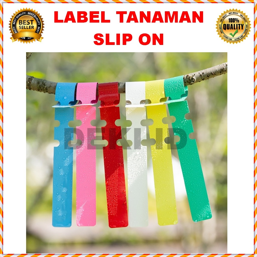 Jual Label Tanaman Slip On Penanda Nama Anti Air Name Tag Plant Marker Waterproof | Shopee Indonesia