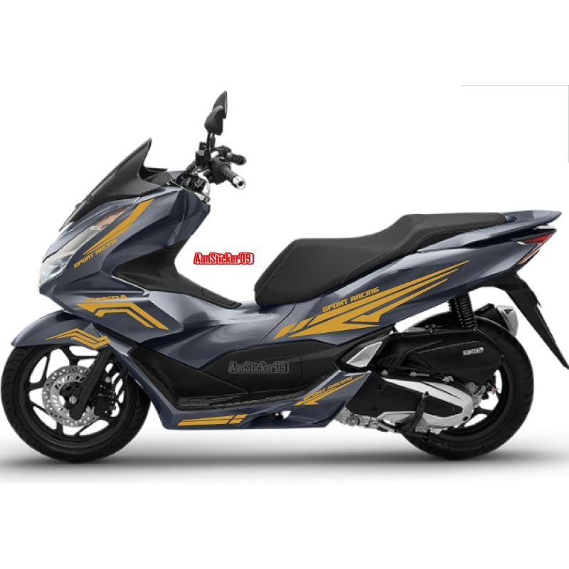 Jual striping lis bodi honda pcx 160 v3 new stiker cutting | Shopee ...