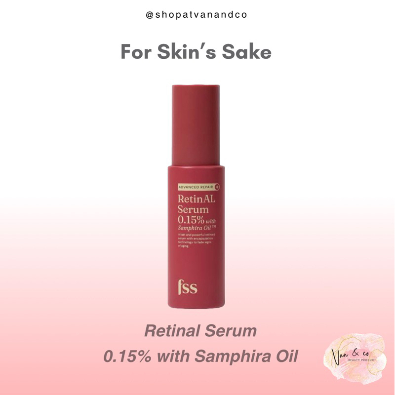 Jual For Skin's Sake RetinAL Serum 0.15% with Samphira Oil FSS For Skin ...
