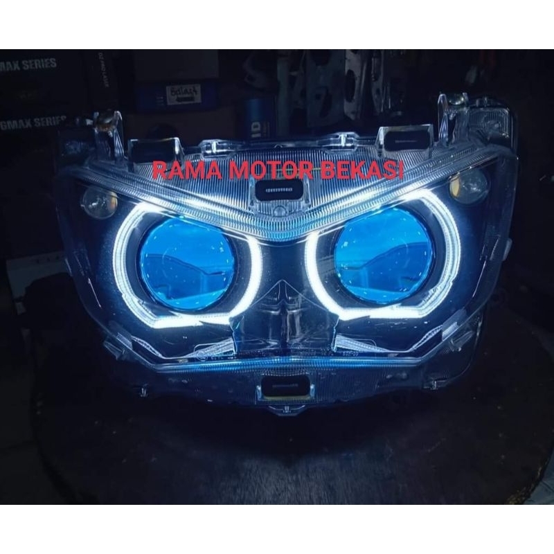 Jual HEADLAMP NMAX NEW 2020 2023 AES TURBO EXPERIENCE | Shopee Indonesia