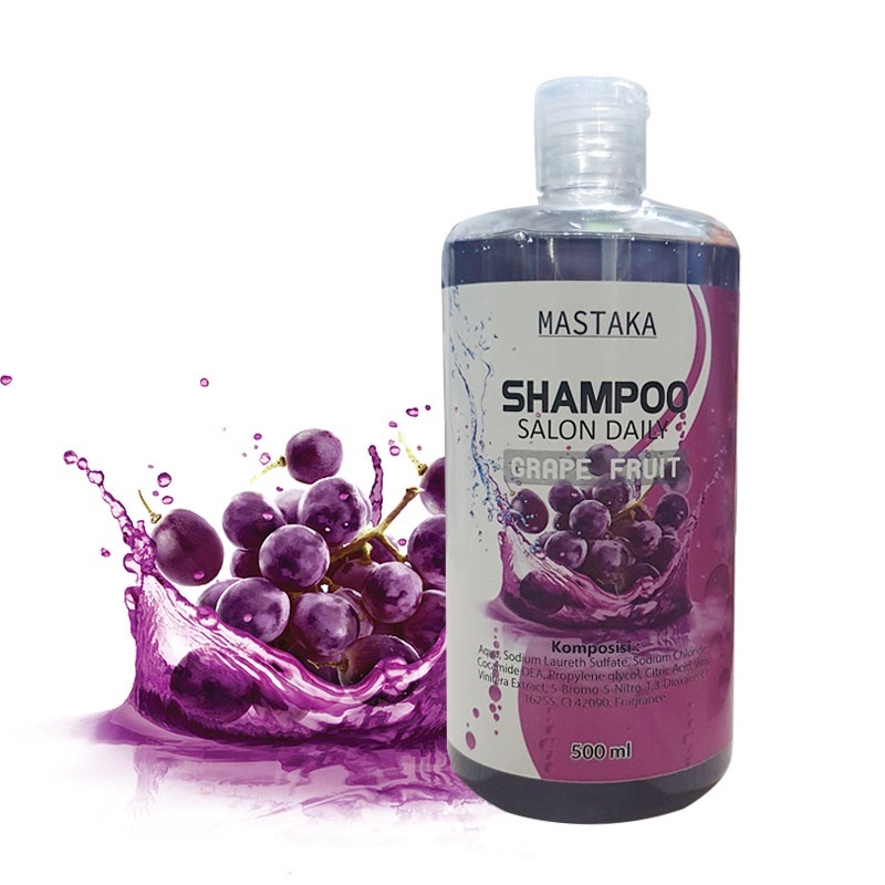 Jual Shampoo Salon Wangi Buah GRAPE FRUIT Shampo MASTAKA - 500ml ...