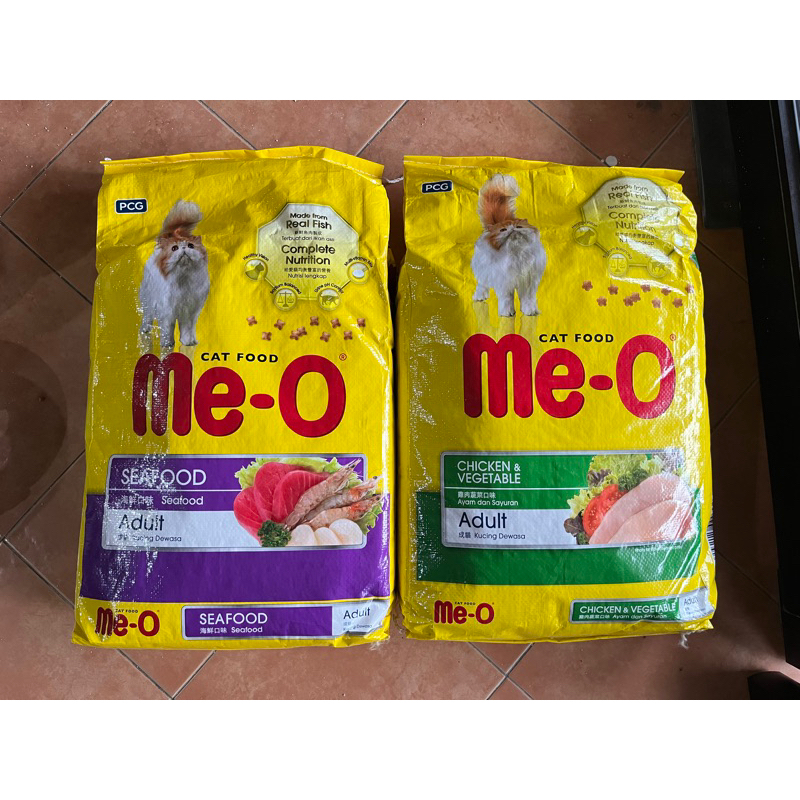 Jual makanan kucing catfood meo me o tuna salmon seafood beef chicken ...