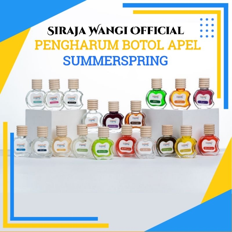 Jual Summer Spring Botol Apel parfum mobil gantung tahan lama dan wangi ...