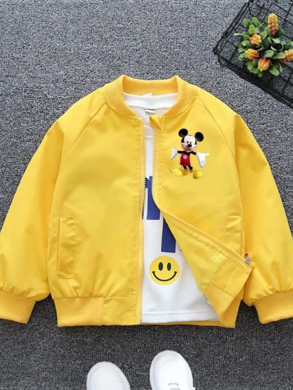 Jual JAKET BOMBER ANAK BERGAMBAR MIKIMOUS | Shopee Indonesia