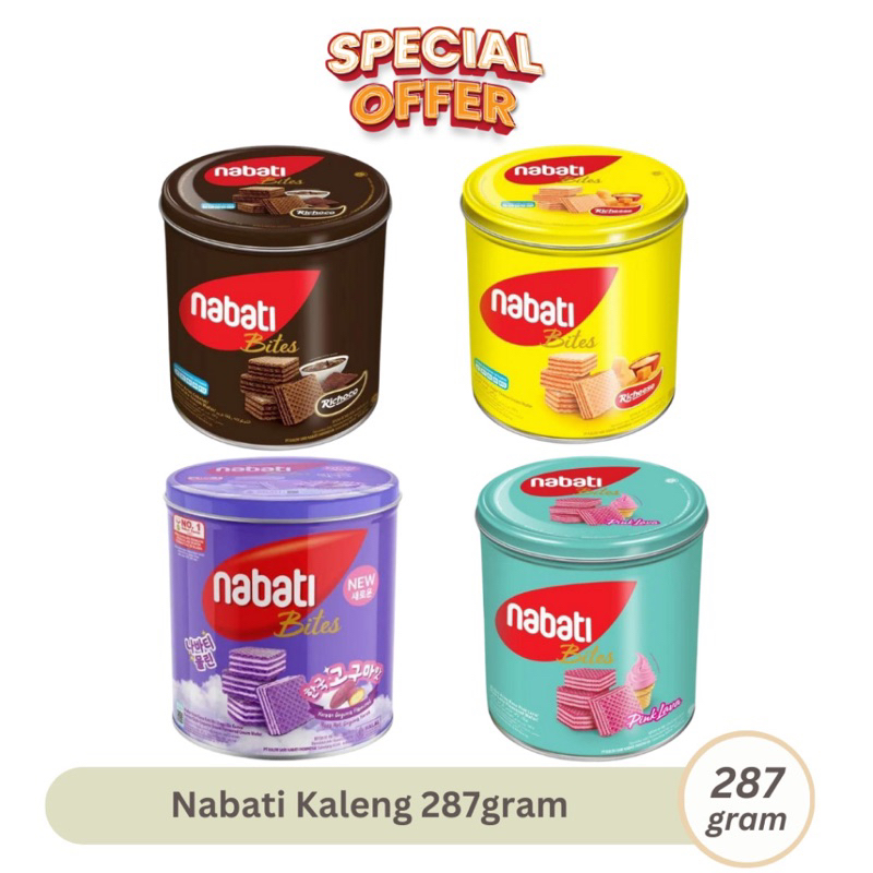 Jual ( ECERAN) NABATI KALENG WAFER Nabati Coklat keju goguma pink lava ...