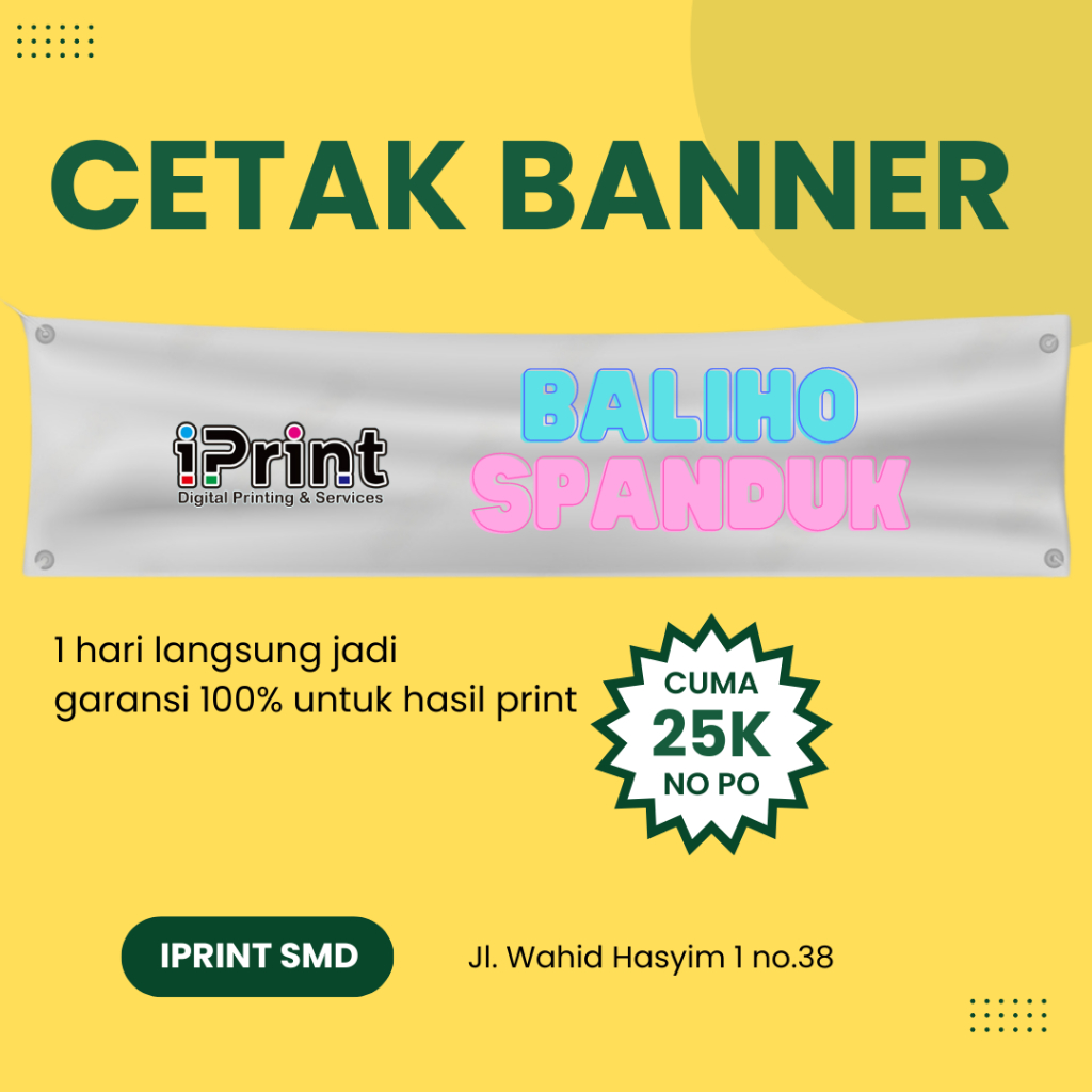 Jual Cetak Spanduk Banner Flexy Korcin Murah ( DESAIN CUSTOM ) EXPRESS ...