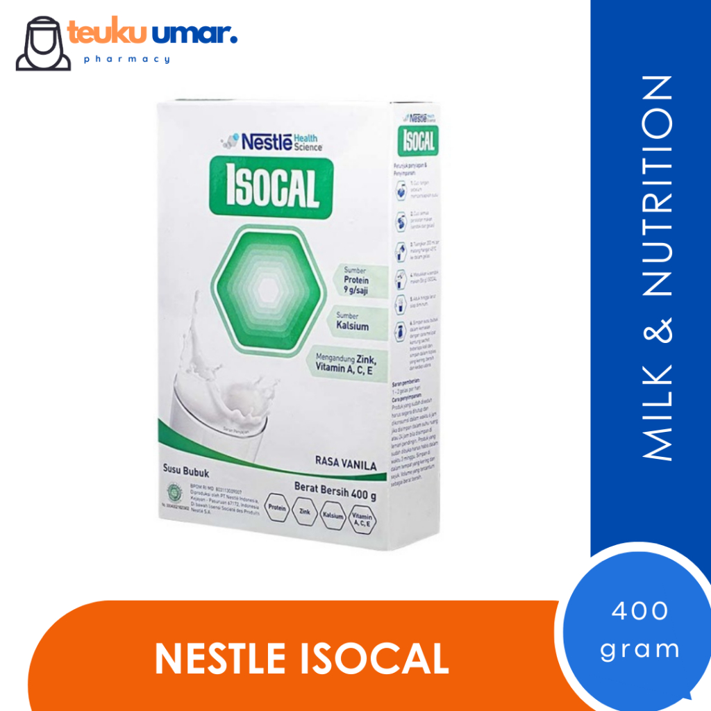Jual [Susu] Nestle Isocal Susu Masa Perawatan dan Pemulihan Pasien 400 ...