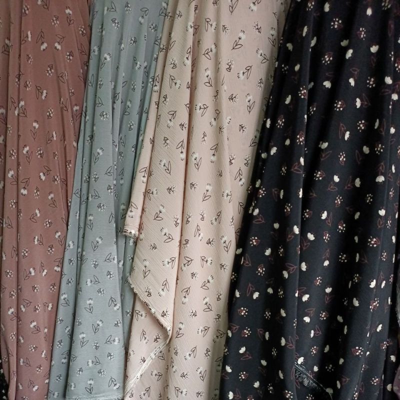 Jual Kain Yoryu Mango Crinckle / Crinkle motif / Cey Motif / Mango ...