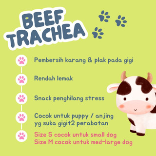 Jual Poochlicious Cow Beef Trachea / Tenggorokan Sapi ( Dog Chew Treat ...