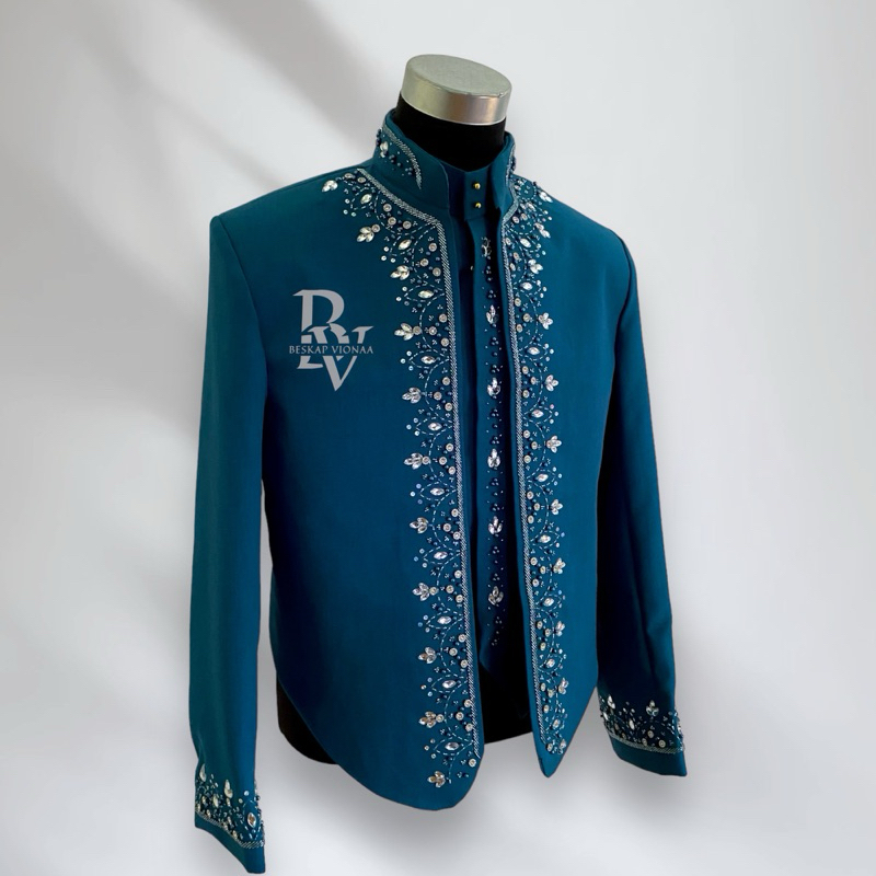 Jual [Beskap Viona] Beskap Pengantin Jawa Adat Jawa Solo Emerald ...