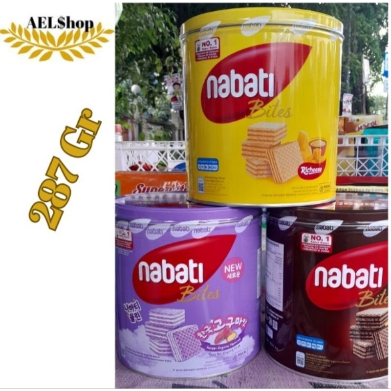Jual Nabati kaleng ukuran 287g varian rasa | Shopee Indonesia