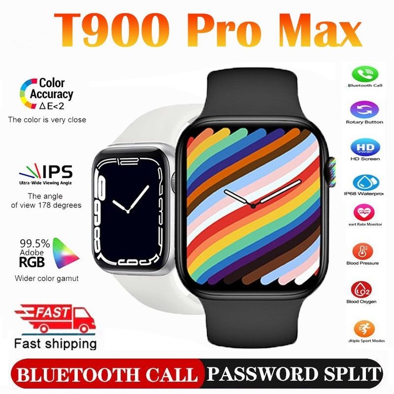 Jual Smartwatch T900 Pro Max Series 9 ORIGINAL 2.09" Full Touch Screen Display BT Call | Shopee ...