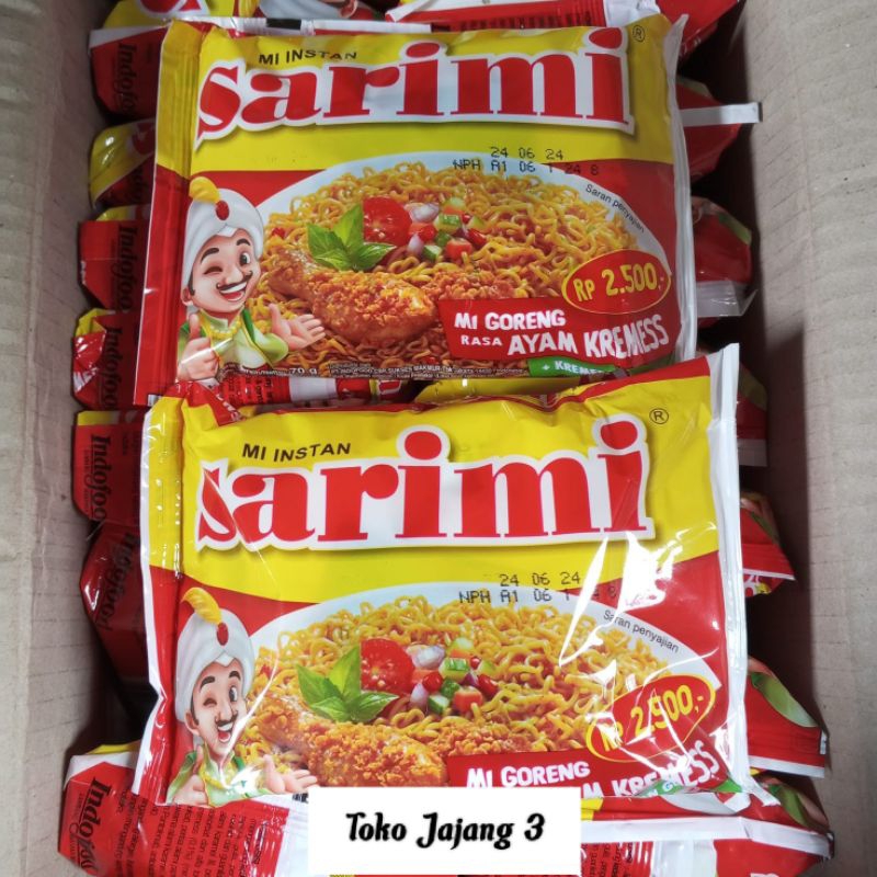 Jual MIE SARIMI - Mie Sarimi Goreng Ayam Kremes @70g - Mie Instan Murah ...