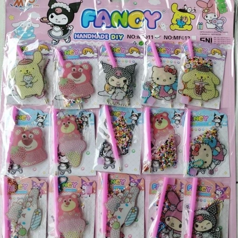 Jual Stiker Manik Ganci Tempel Mote Fancy 1Lembar | Shopee Indonesia