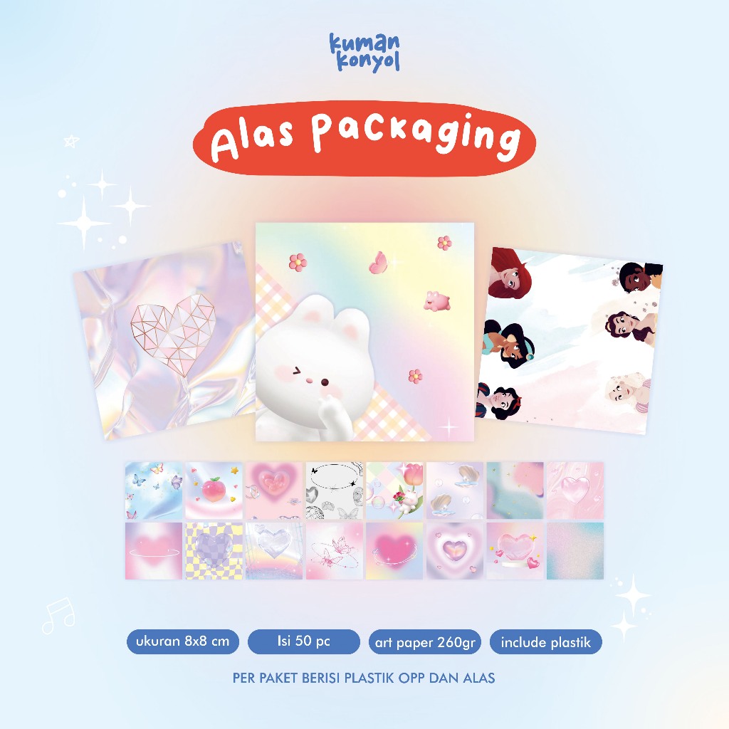 Jual 8x8 isi 50pc ALAS PACKAGING ️ ALAS PACKING MINI GIFT ️ GELANG ️ ...