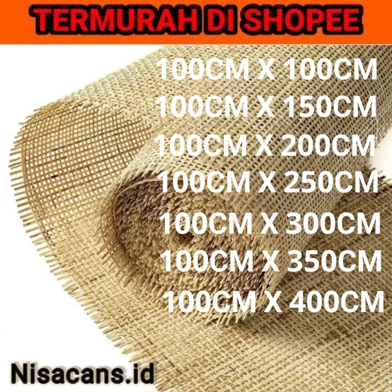Jual ROTAN ANYAMAN LEMBARAN MOTIF SQUARE/ROTAN LEMBARAN ORIGINAL MOTIF ...