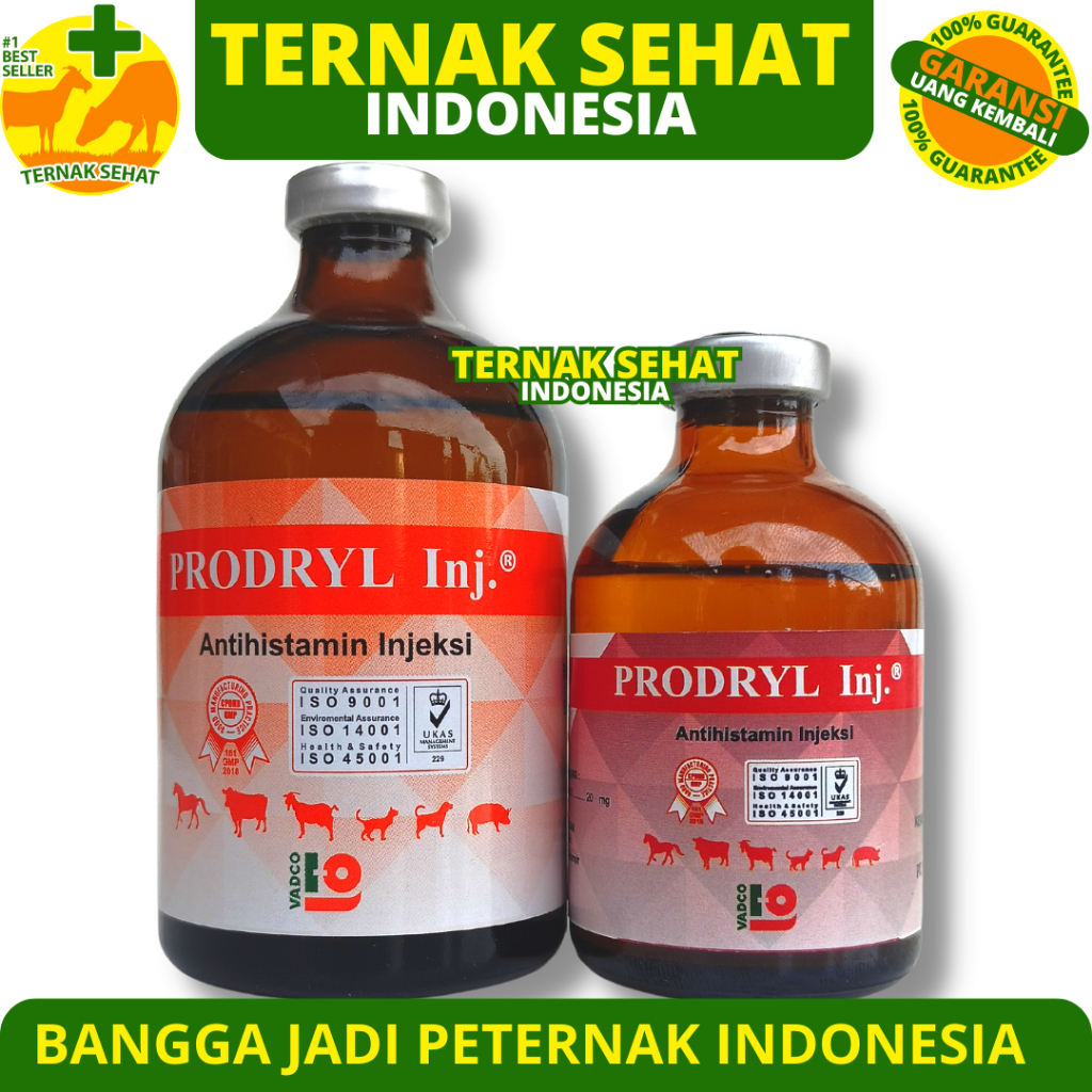 Jual PRODRYL INJ 100ML PRODRYL INJ 50ML VADCO - Antihistamin Anti ...