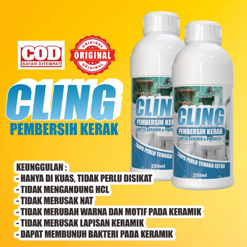 Jual CLING Pembersih Kerak Kamar Mandi Terbukti Ampuh Menghilangkan ...