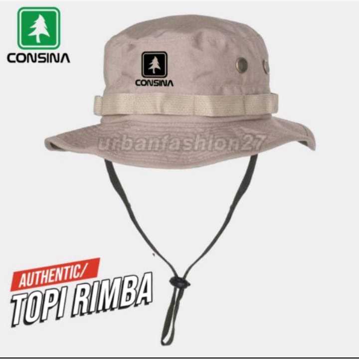 Jual TOPI RIMBA CONSINA OUTDOOR HIKING CAMPING HAT TALI PREMIUM ...