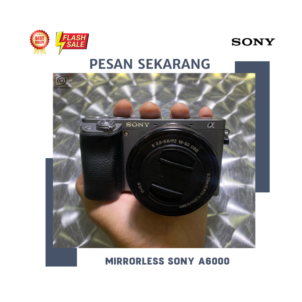 Jual MIRRORLESS SONY A6000+ Lensa Kit Sony 16-50 OSS Fullsetbox ...