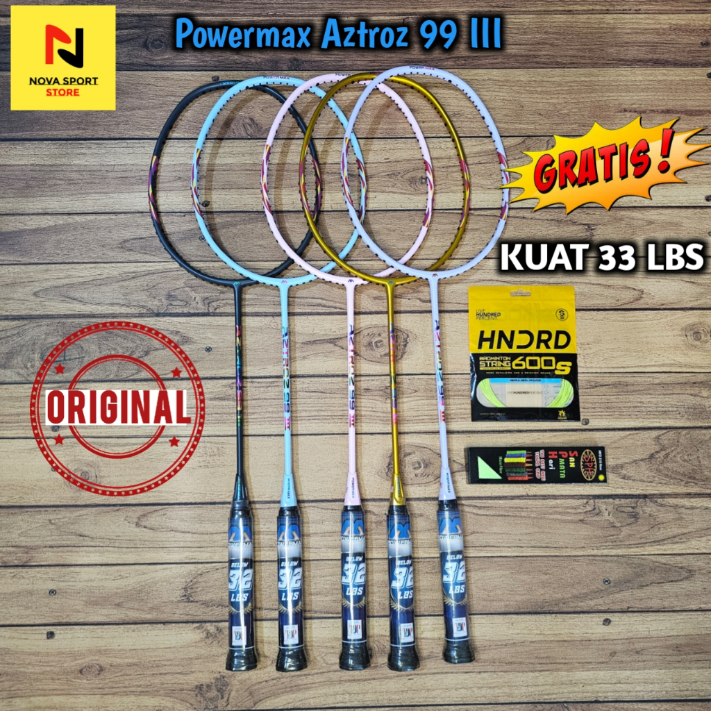 Jual Raket Badminton Powermax Astroz 99 III | Shopee Indonesia