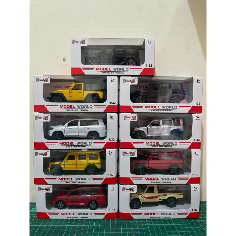 Jual Die Cast Model World HAMMER/MERCY AMG/RANGE ROVER/INNOVA/PICK UP 1 ...