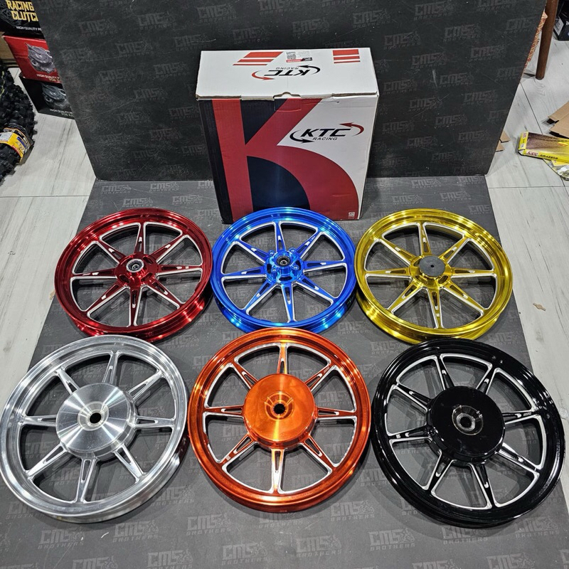 Jual VELG KTC RACING SPECTRE HYPERCHROME 2TONE CNC PALANG 8 185x215-14 VARIO 125 150 BEAT GENIO ...