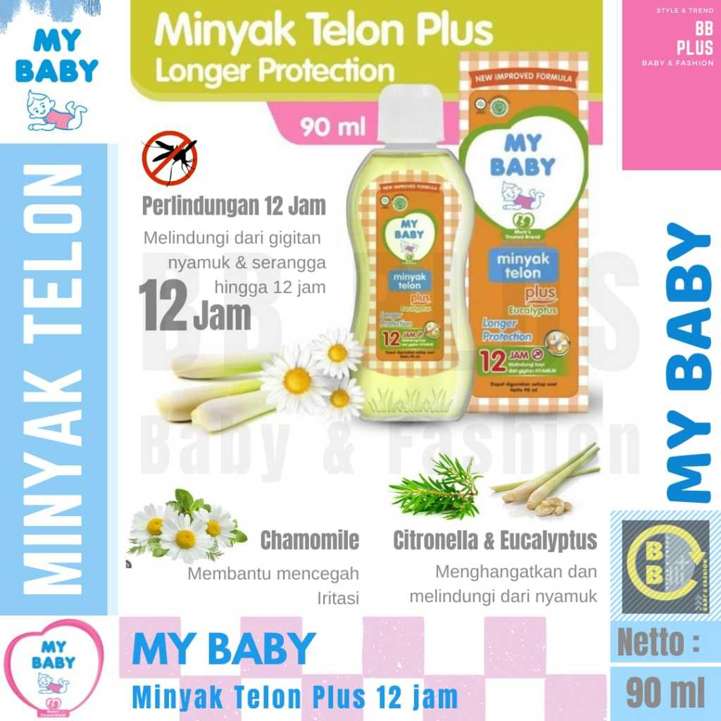 Jual MY BABY MINYAK TELON PLUS 8 JAM DAN 12 JAM | Shopee Indonesia