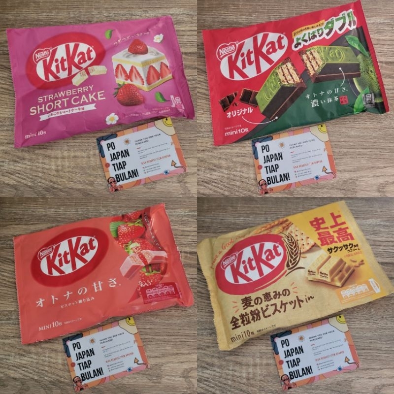 Jual [Original 100%] Kitkat Japan (Strawberry Shortcake, Chocolate ...