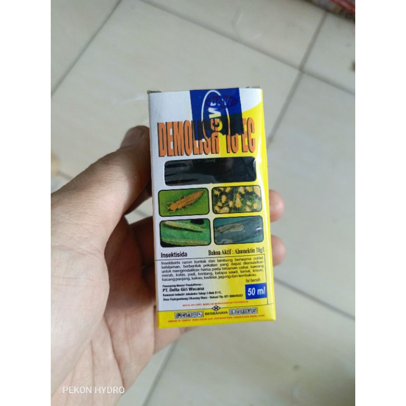 Jual Insektisida DEMOLISH 18 EC 50 ML ABAMEKTIN | Shopee Indonesia